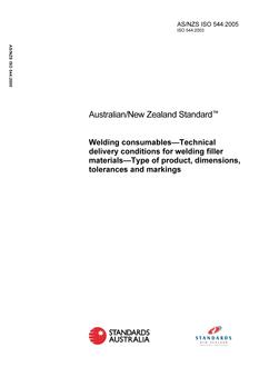 AS/NZS ISO 544:2005 PDF - Australian Standards Store