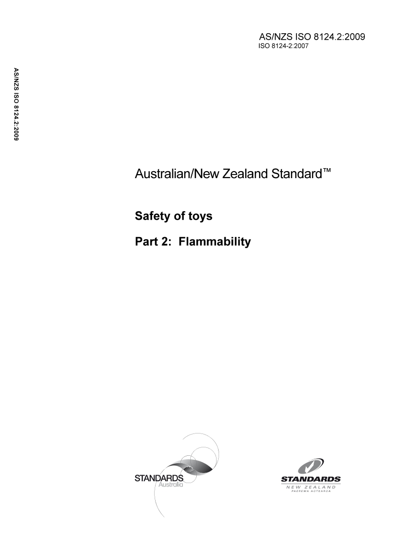 AS/NZS ISO 8124.2:2009 PDF - Australian Standards Store