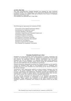 AS/NZS 3504:2006 PDF - Australian Standards Store