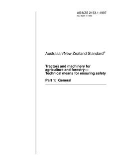 AS/NZS 2153.1:1997 PDF - Australian Standards Store