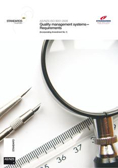 AS/NZS ISO 9001:2008 PDF - Australian Standards Store