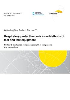 AS/NZS ISO 16900.6:2022 PDF - Australian Standards Store
