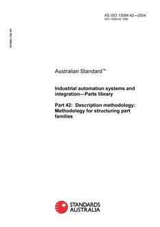 AS ISO 13584.42-2004 PDF - Australian Standards Store