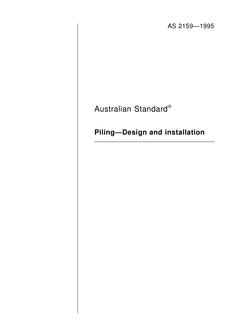AS 2159-1995 PDF - Australian Standards Store