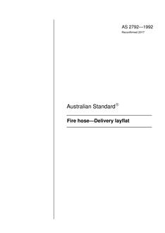 AS 2792-1992 PDF - Australian Standards Store