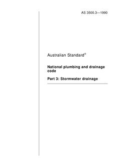 AS 3500.3-1990 PDF - Australian Standards Store