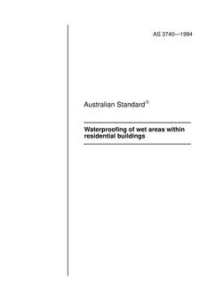 AS 3740-1994 PDF - Australian Standards Store