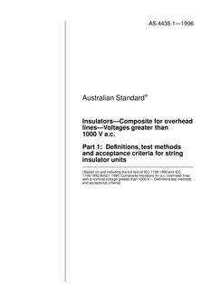 AS 4435.1-1996 PDF - Australian Standards Store