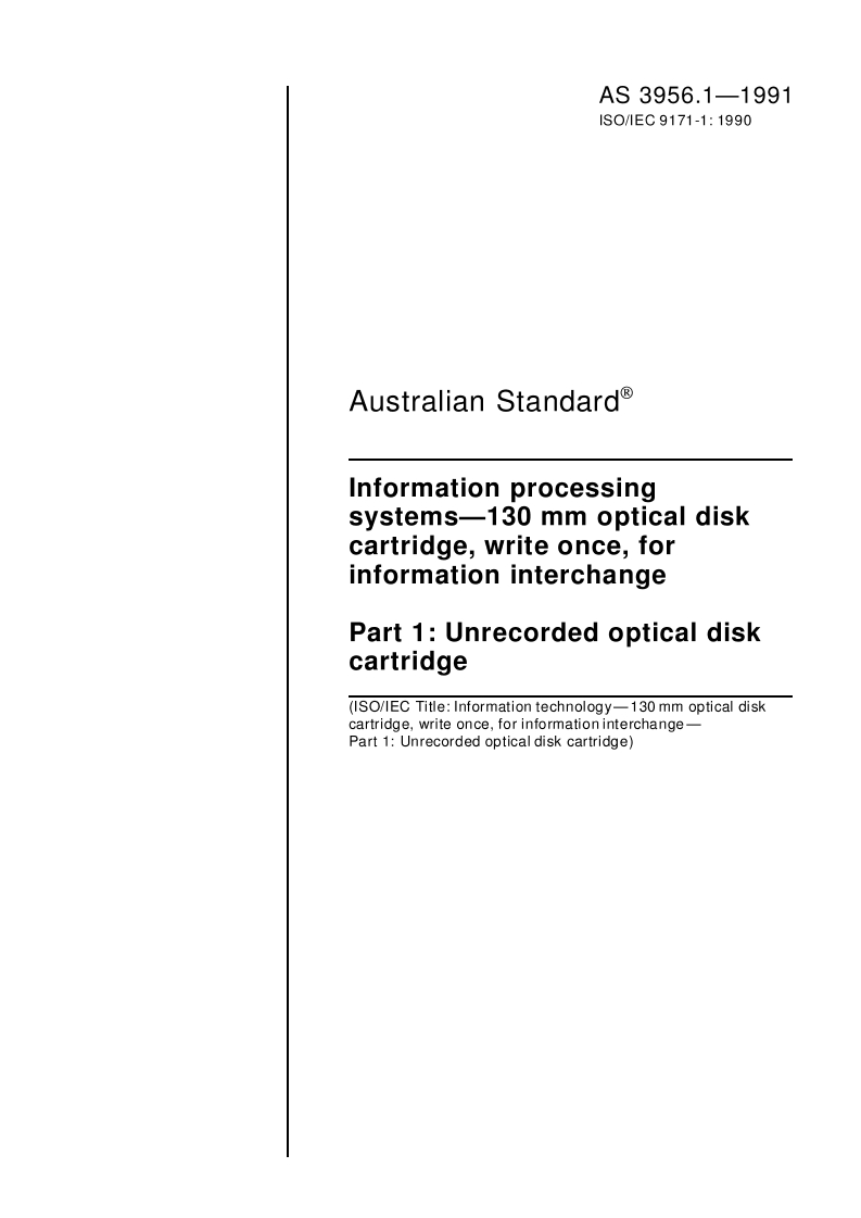 AS 3956.1-1991 PDF - Australian Standards Store