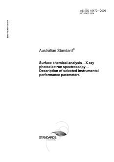 AS ISO 15470-2006 PDF - Australian Standards Store