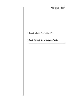 AS 1250-1981 PDF - Australian Standards Store