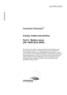 AS 1418.5-2013 PDF - Australian Standards Store