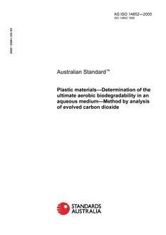 AS ISO 14852-2005 PDF - Australian Standards Store
