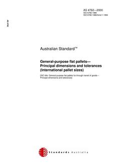 AS 4762-2000 PDF - Australian Standards Store