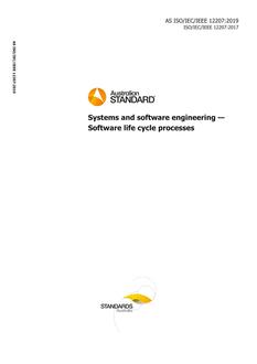 AS ISO/IEC/IEEE 12207:2019 PDF - Australian Standards Store