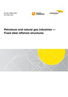 AS ISO 19902:2022 PDF - Australian Standards Store